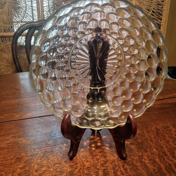 Anchor Hocking | Dining | Anchor Hocking Bubble Pattern Plate Bowls Lot ...